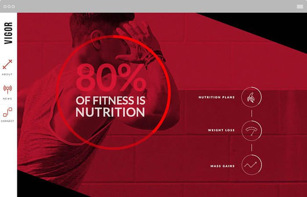Vigor | Personal Trainer Adobe Muse Website Template